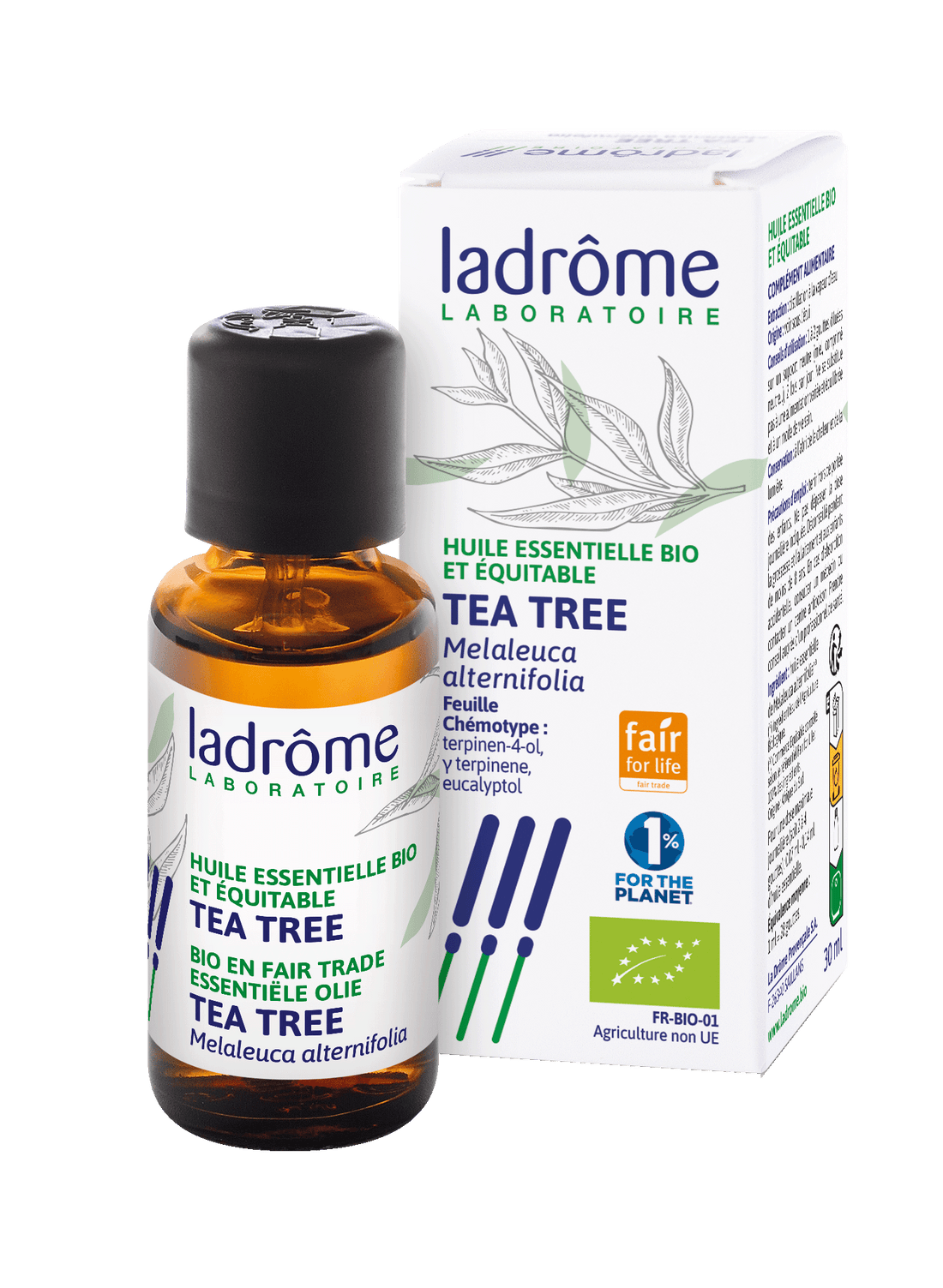 Huile essentielle de Tea tree bio (Arbre à thé) - Ladrôme Laboratoire